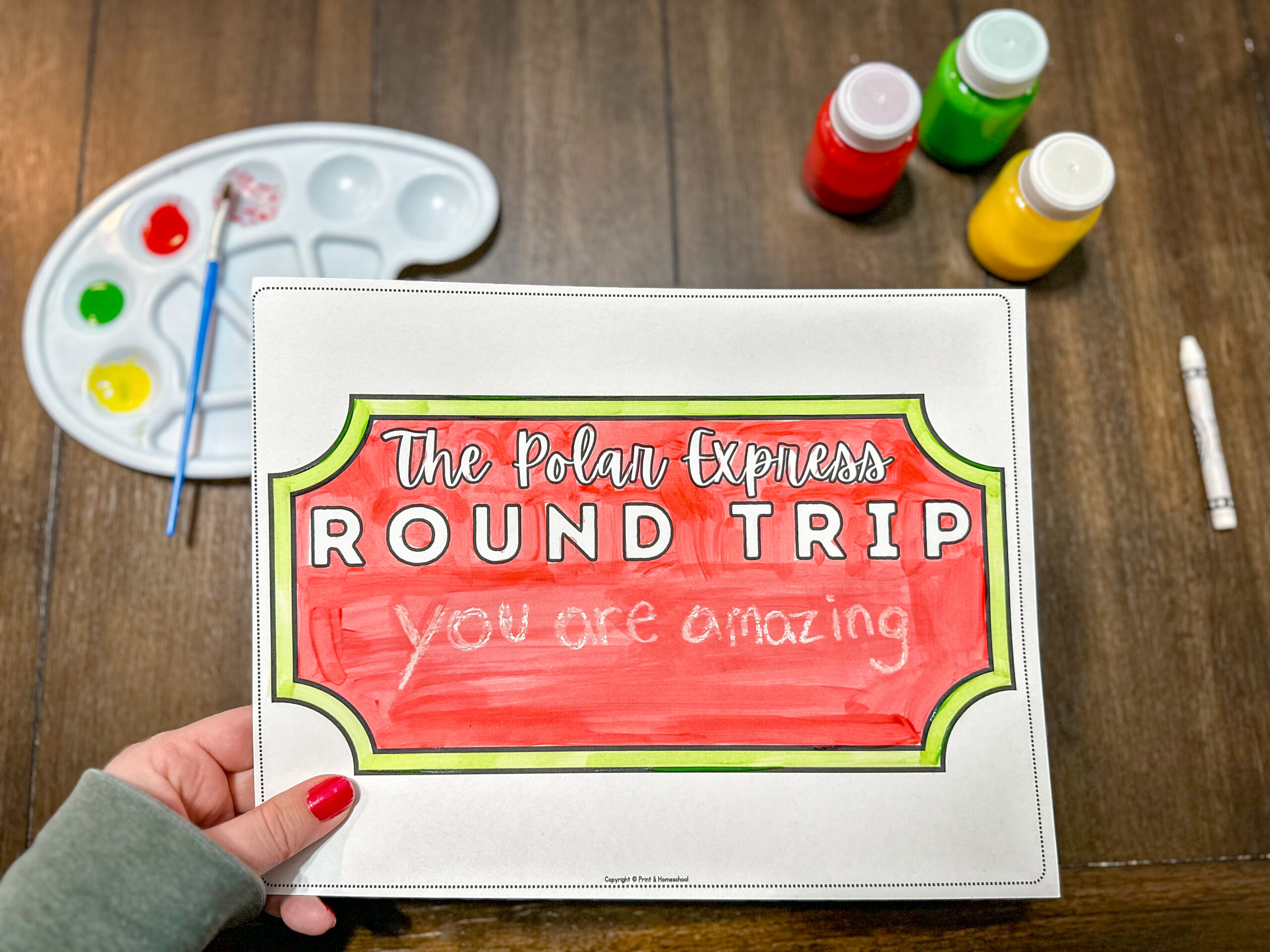 Polar Express Day (Christmas School Day #3) - The Seasonal Homeschool