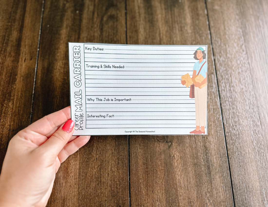 Mail Carrier Day (Me & My World Day #15) - The Seasonal Homeschool