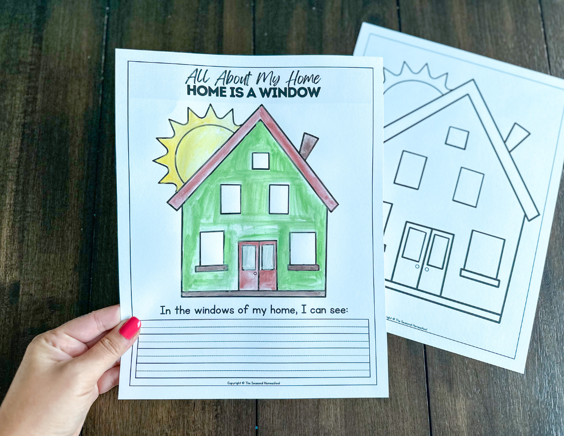 All About My Home Day (Me & My World Day #4) - The Seasonal Homeschool
