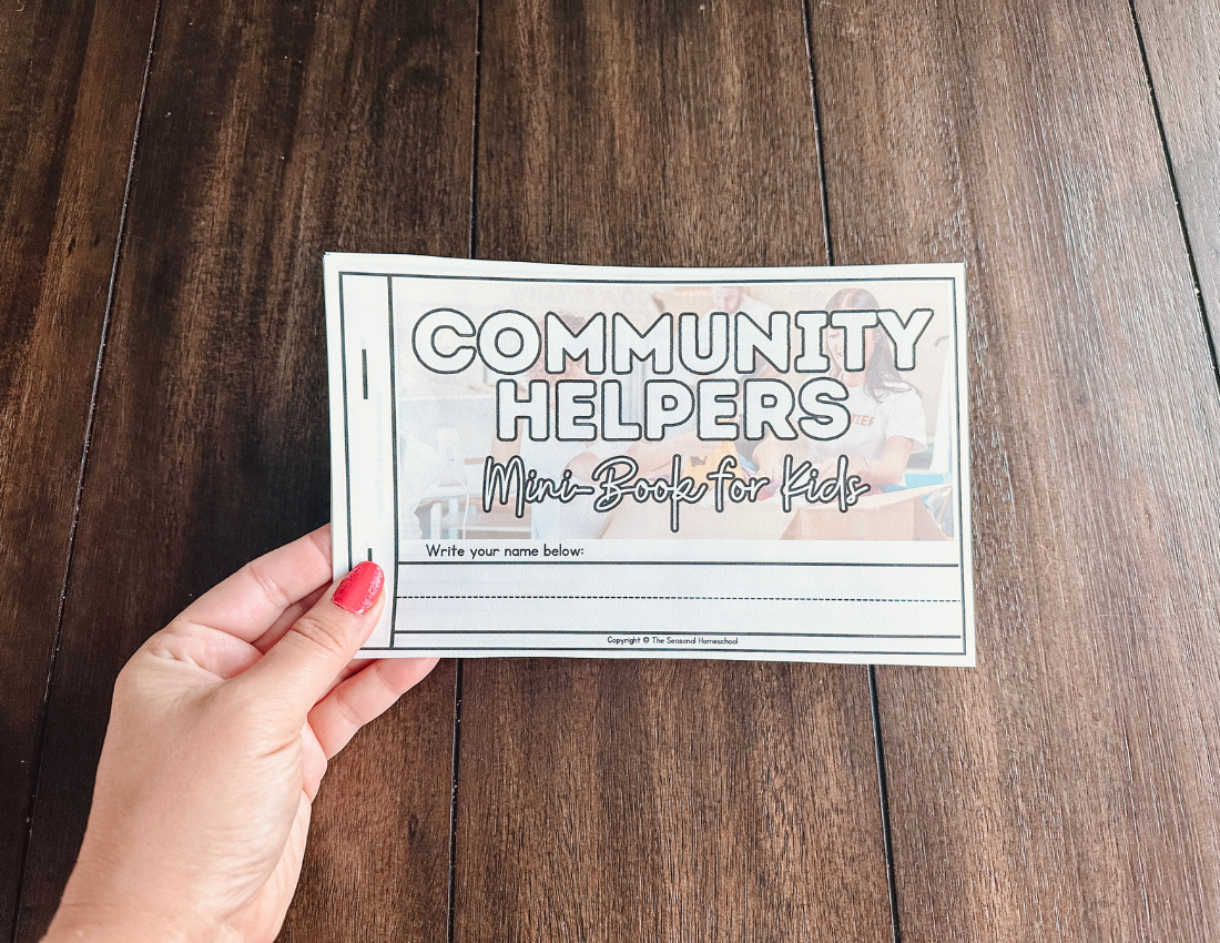 Community Helper Day (Me & My World Day #11) - The Seasonal Homeschool