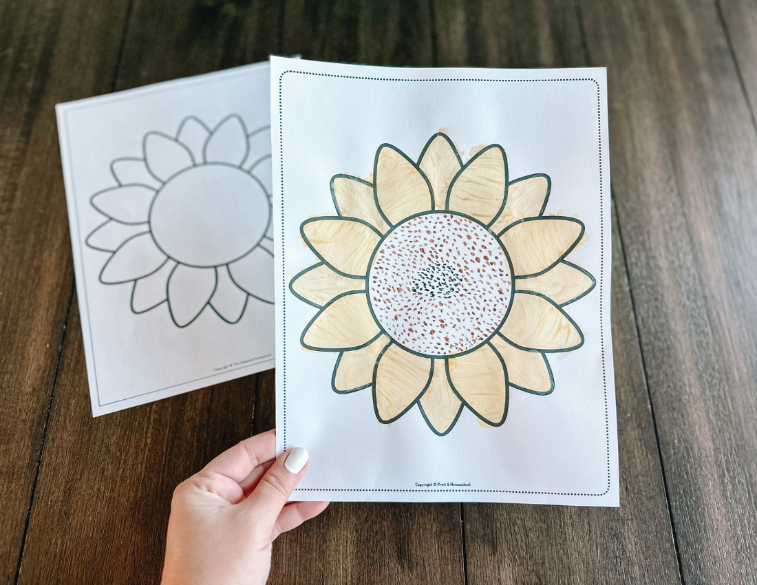 Sunflower Day (Fall School Day #11) - The Seasonal Homeschool